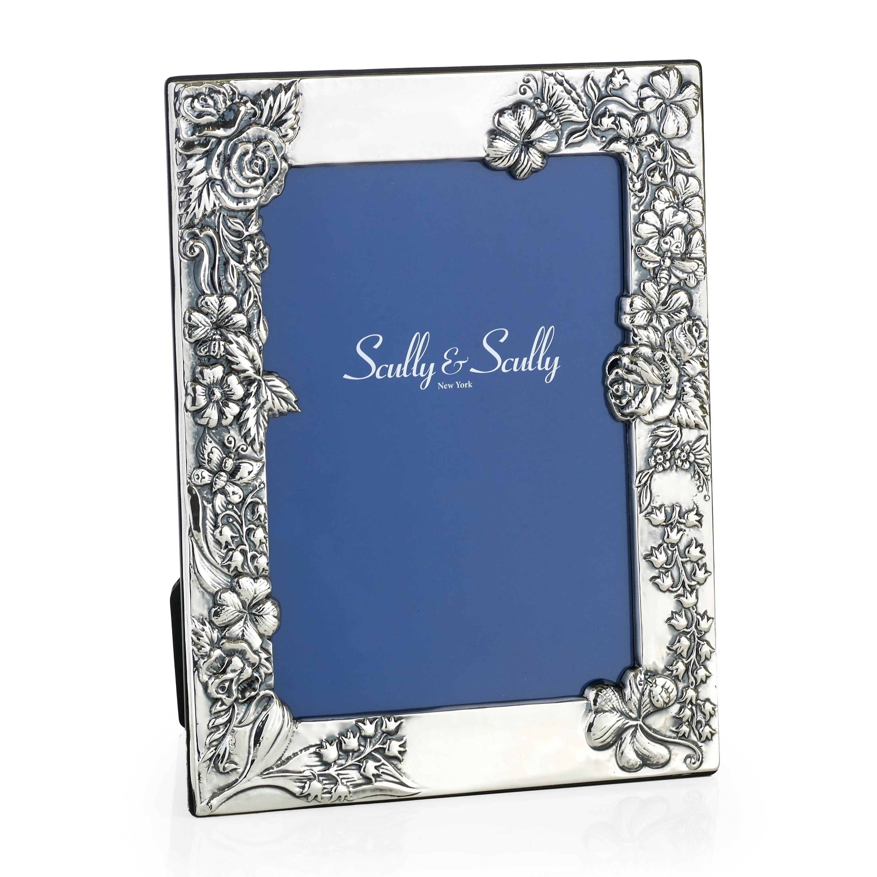Cornice Fiori Sterling Silver Frame